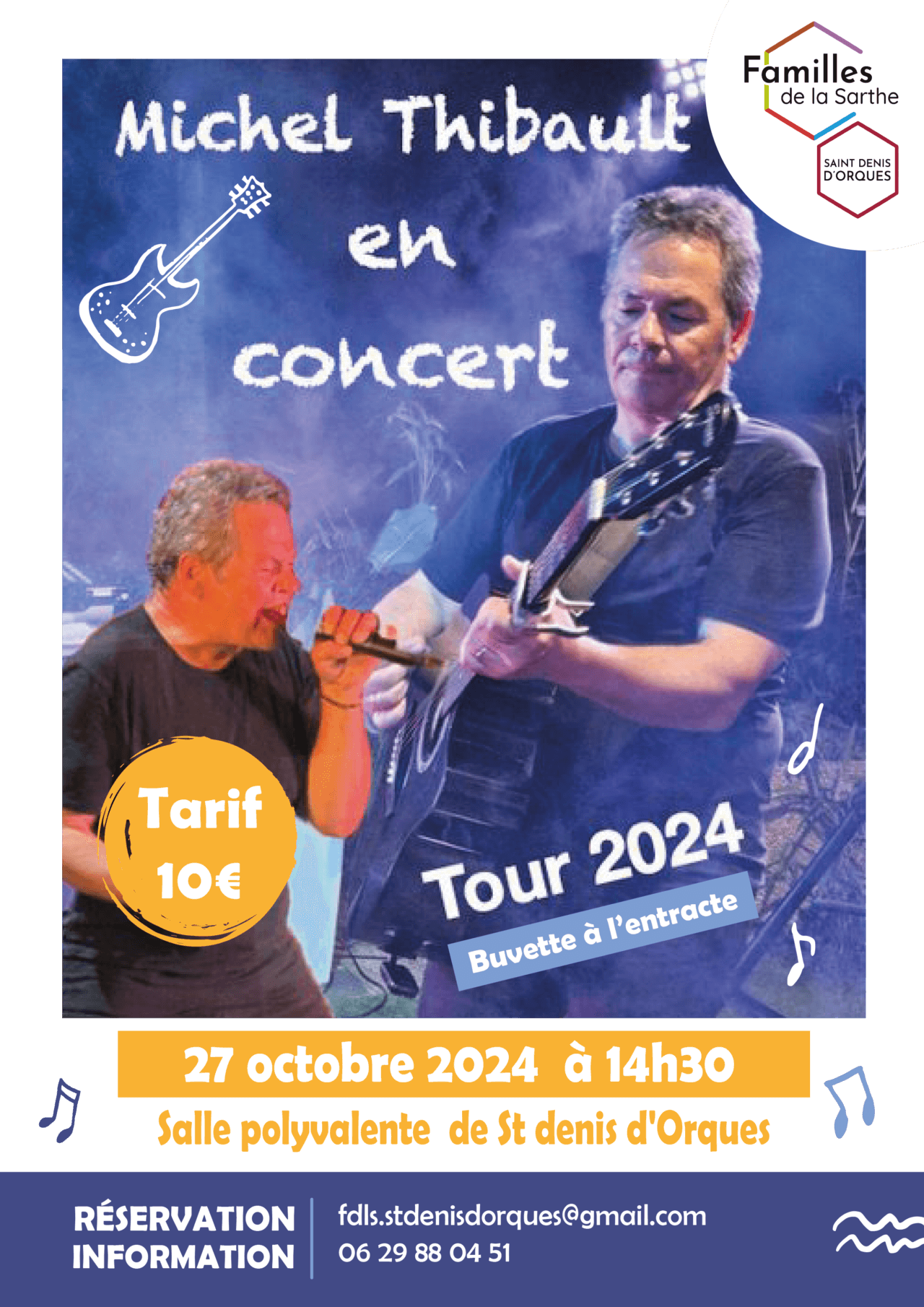 Une après-midi musicale avec Michel Thibault | Familles de la Sarthe